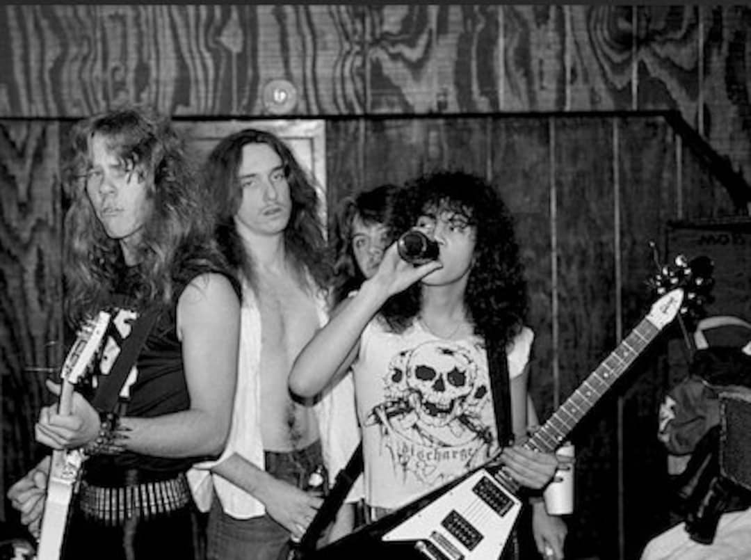 METTALICA , Early 80s Cliff,james,lars,kirk - Etsy