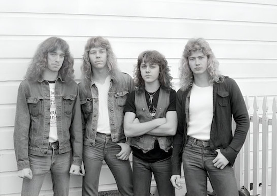 Metallica , Dave Mustaine/cliff Burton 82 - Etsy