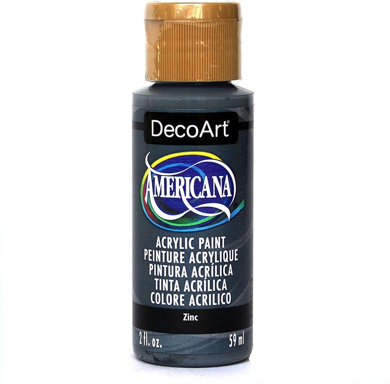 2 Oz. Ultra Blue Deep Color Acrylic Paint. 59 Ml. Americana Decoart ...