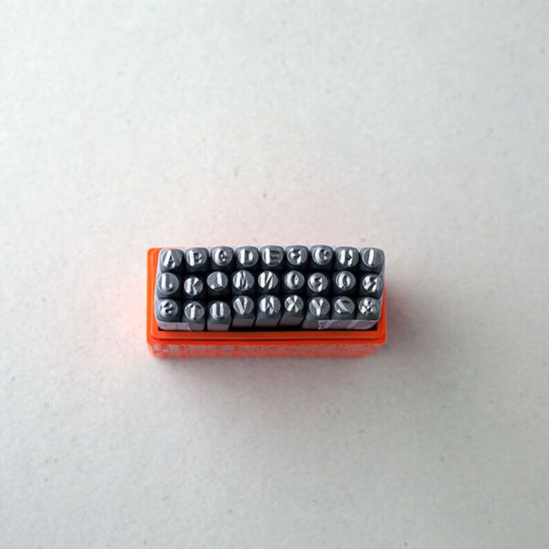 Impressart Metal Stamp 3mm. Alphabet Metal Stamping Set - Etsy