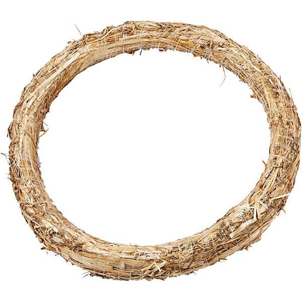 Straw Wreath - Etsy