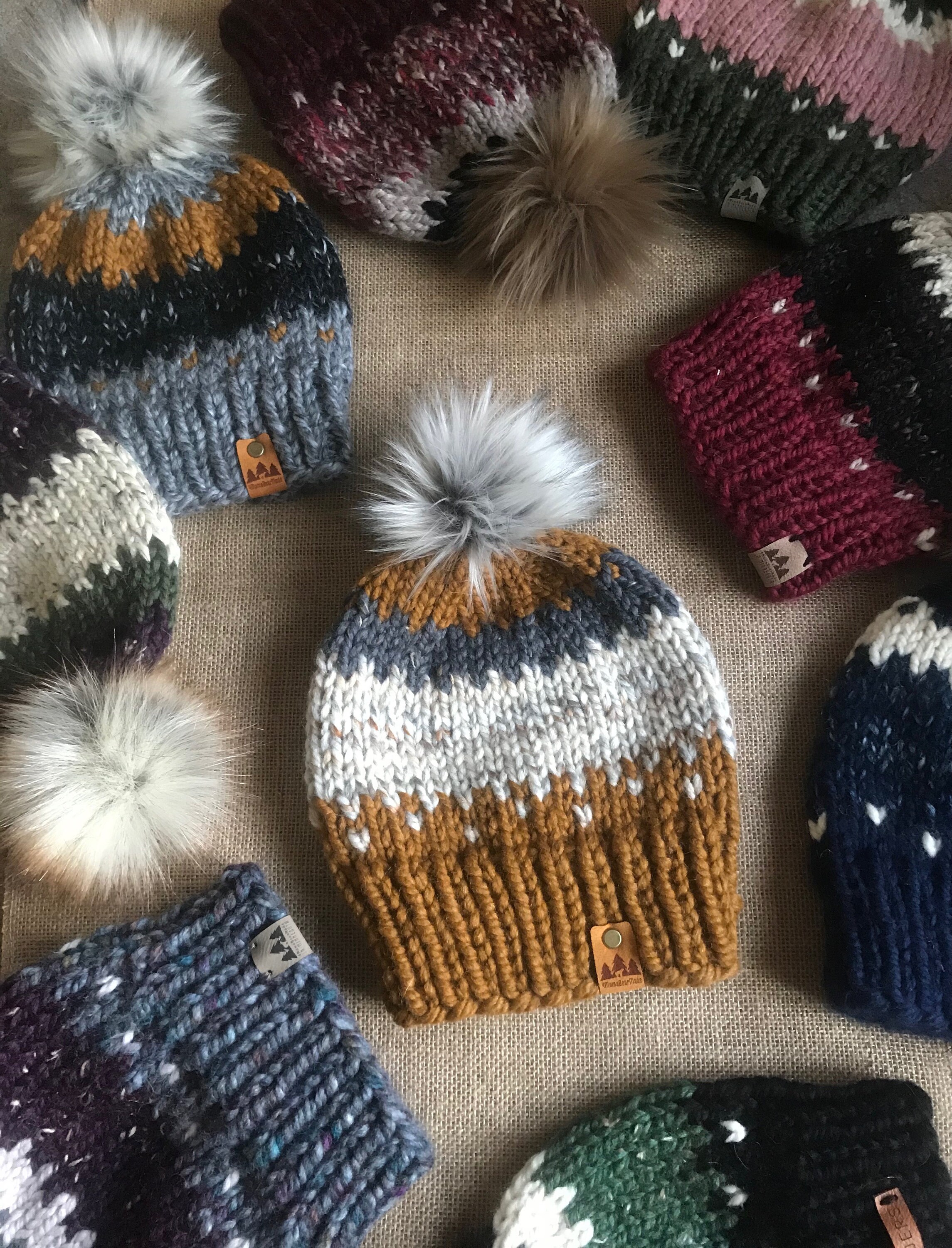 The Bronson Beanie Pattern | Colorwork Knit Hat (digital Download) - Etsy