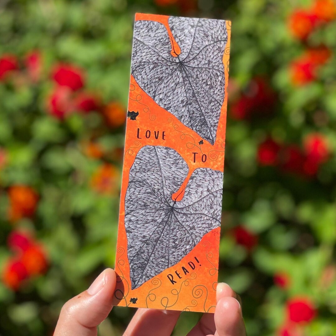 Prissy Pumpkins Bookmark: Double-sided Floral Cardstock With Tassel and ...