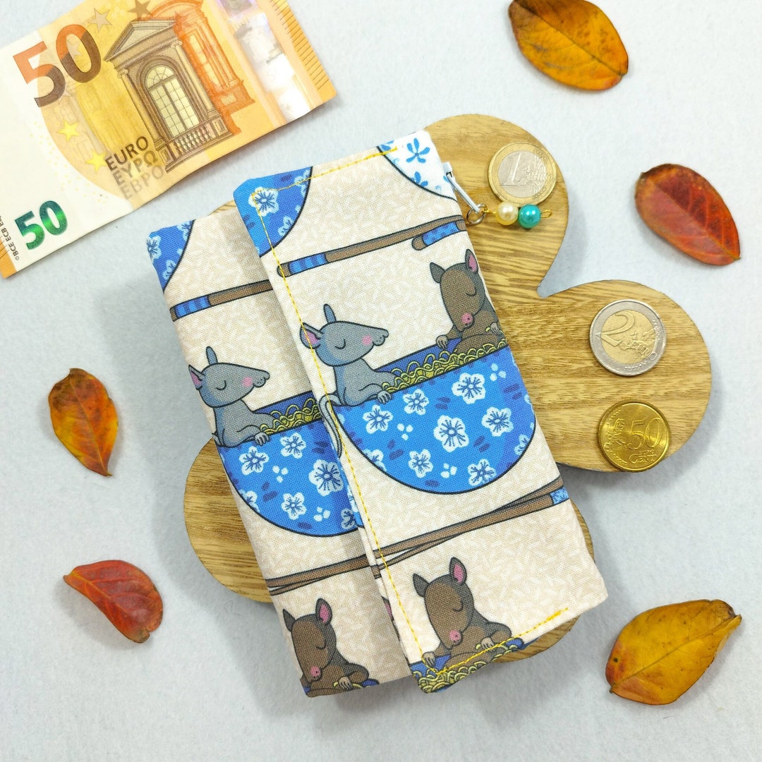 Mice in Ramen Themed Kawaii Wallet: for Money Cards and - Etsy