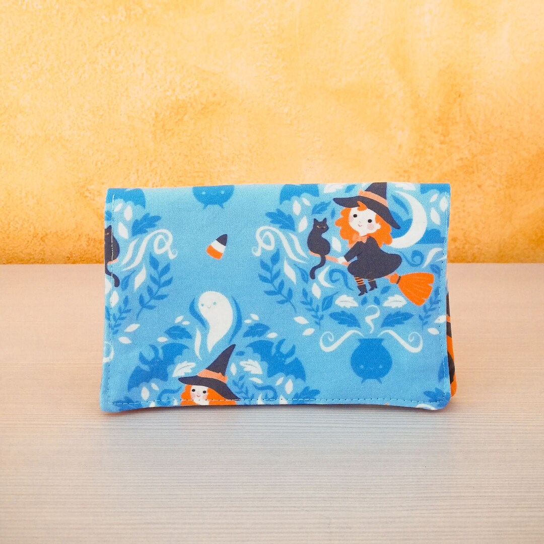 Cats and Witches Themed Kawaii Document Holder: for Passport, Money ...