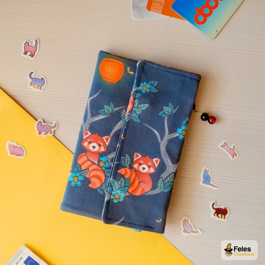 Kawaii Wallet With Red Pandas on Trees Theme: for Money, Cards and ...