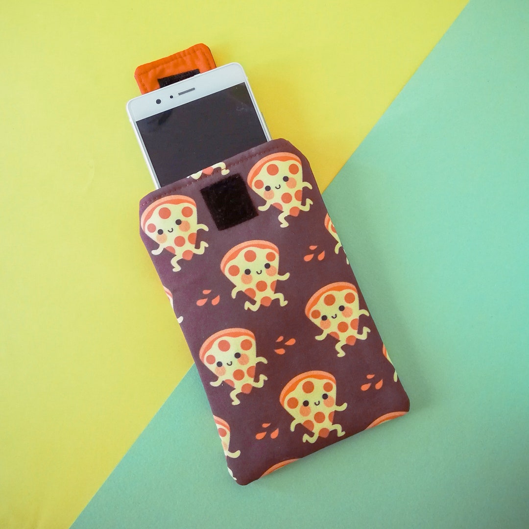 Kawaii Running Pizza Theme Phone Case: Padded Phone Case, Protect Your ...