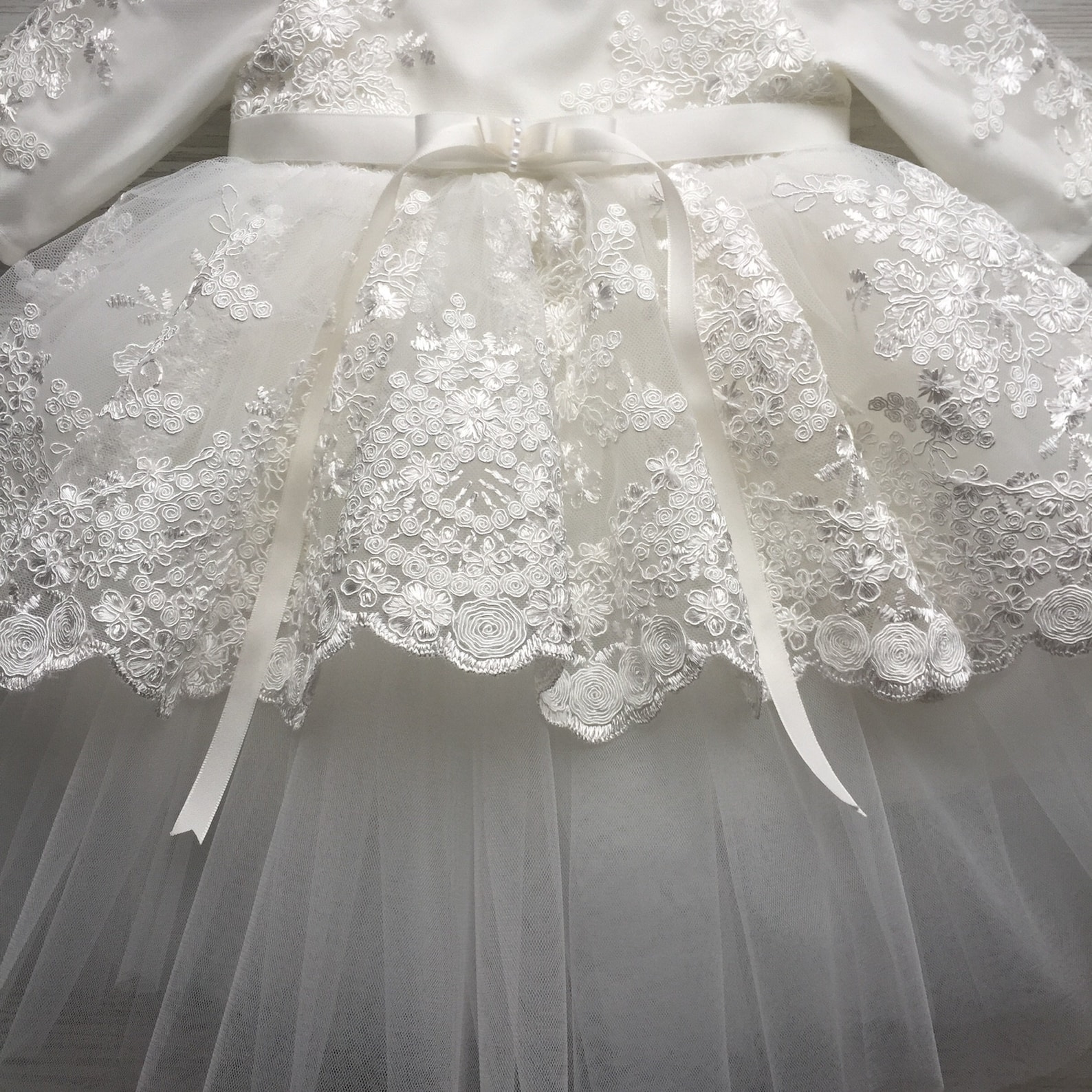 Baptism Outfit for Girl. Baptism Dress. Christening Dress. First ...