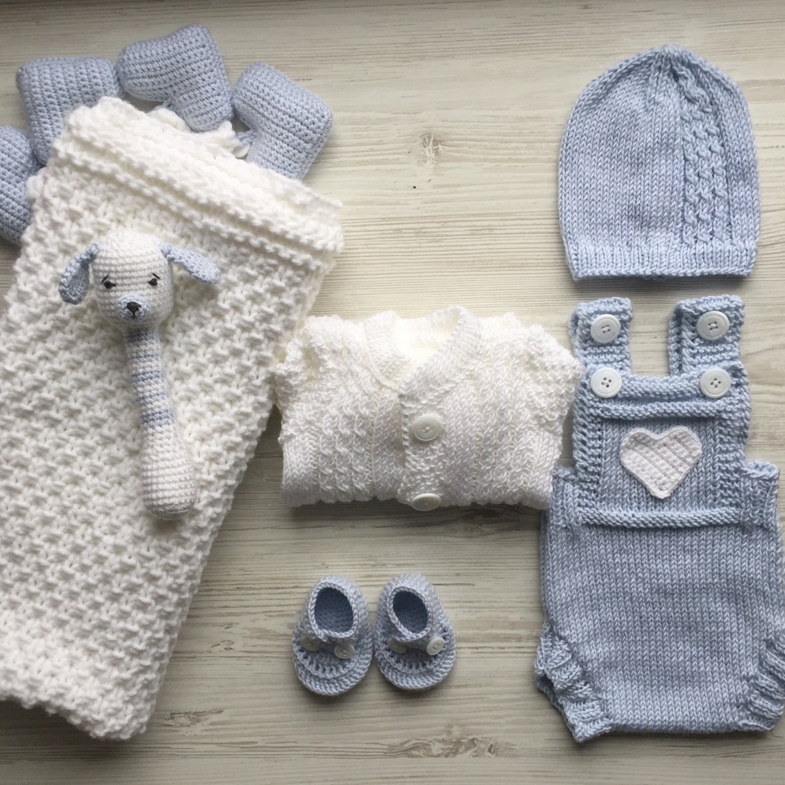 Knitting Outfit for Baby Boy. Newborn Boy Clothing Set. Take - Etsy