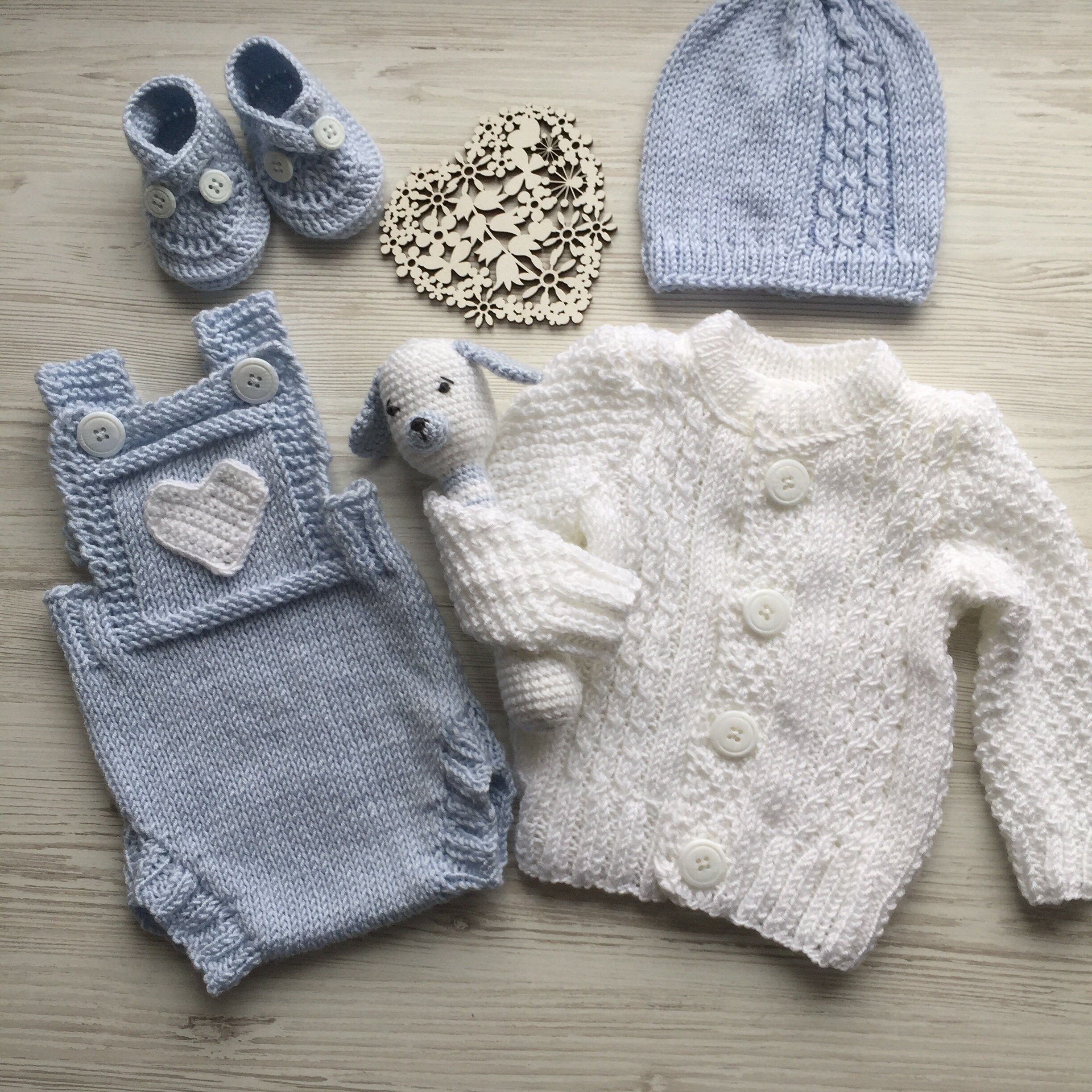 Knitting Outfit for Baby Boy. Newborn Boy Clothing Set. Take - Etsy