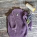 Purple Merino Wool Dress for Kids / Knitted Dress With Pockets / Baby ...