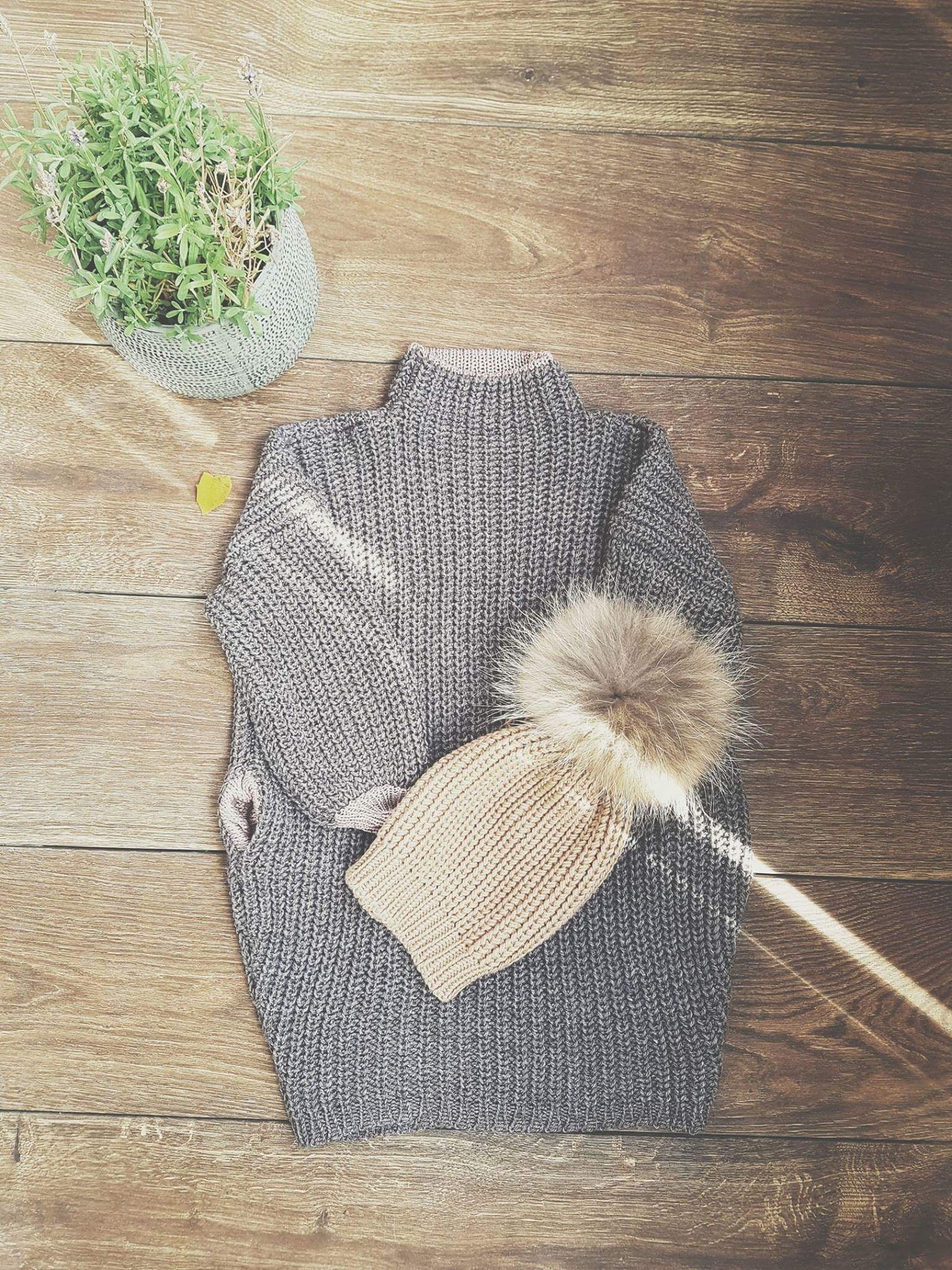Purple Merino Wool Dress for Kids / Knitted Dress With Pockets / Baby ...