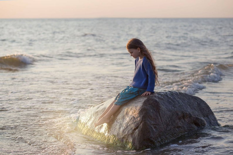 Knitted Merino Wool Sweater for Kids Knitted Merino Wool - Etsy