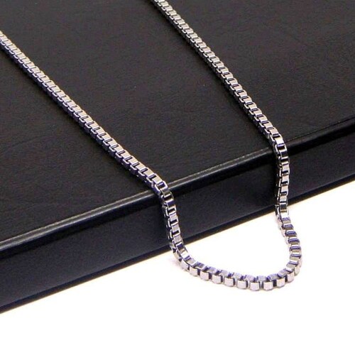 Stainless Steel Simple Layering Stacking 4mm Rounded Box Chain - Etsy