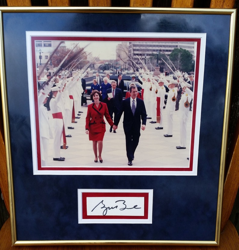 George W. Bush Autograph and 1995 Texas Inaugural Governor George W ...