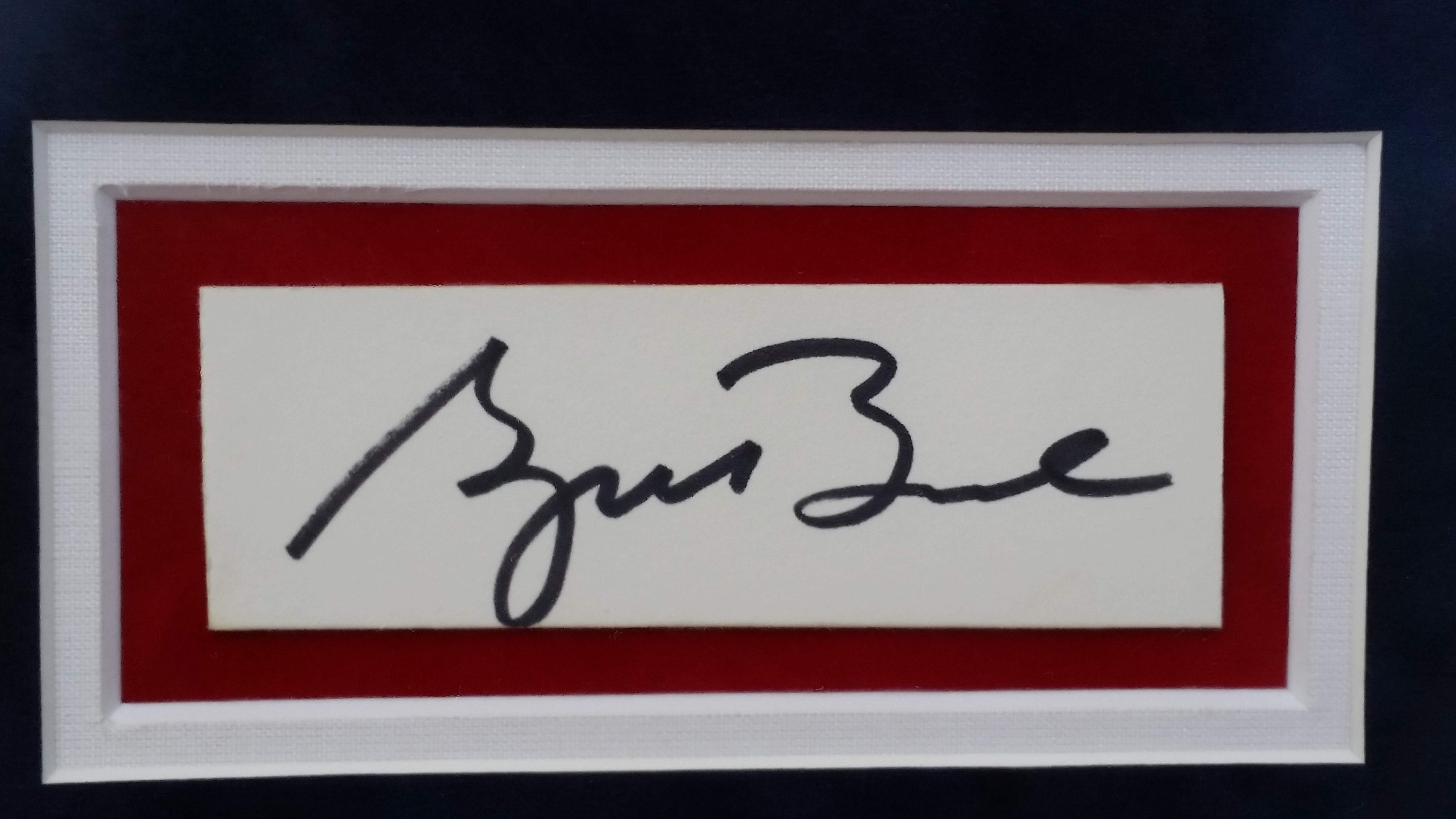 George W. Bush Autograph and 1995 Texas Inaugural Governor George W ...