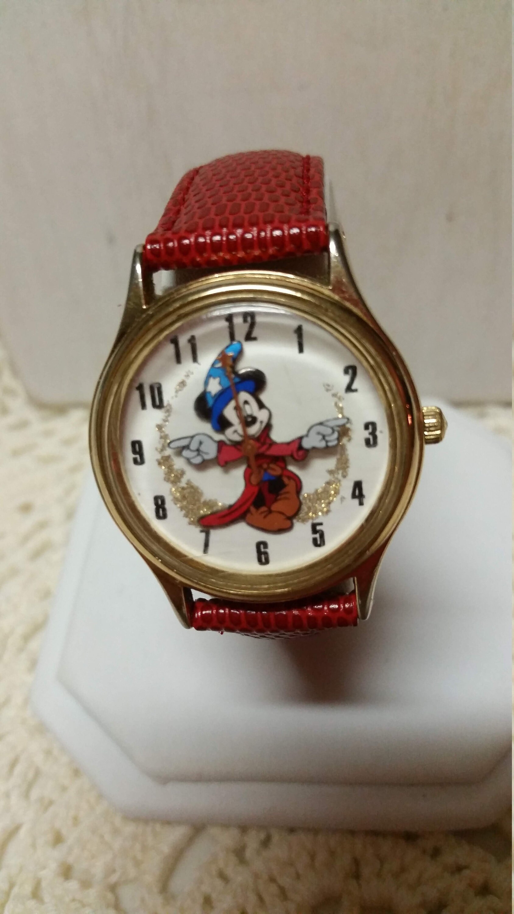 Rare Disney Mickey Mouse Magician Watch With Red Lizard - Etsy