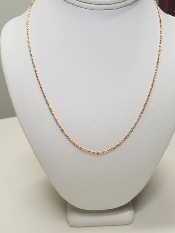 James Avery 14k Yellow Gold Cable 20 Chain Used in - Etsy
