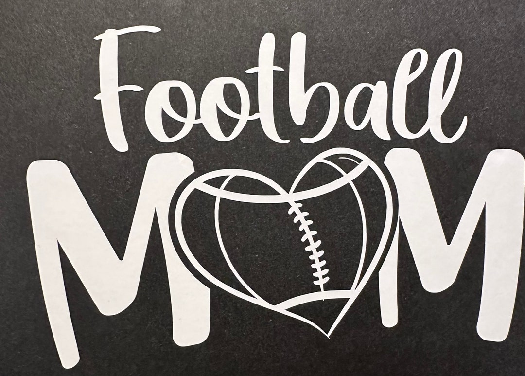 Football Mom Car Decal / Football Car Decal - Etsy