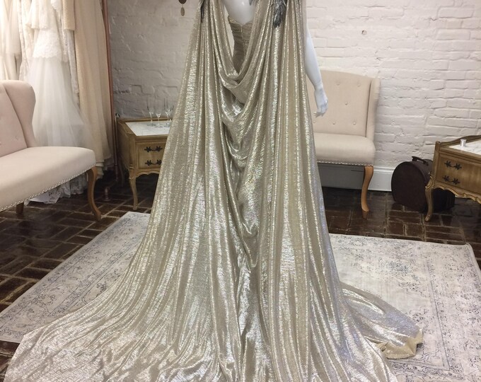 Gold Silver Metallic Cape - Etsy
