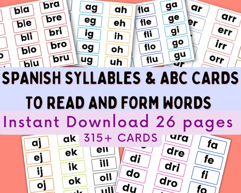 Printable Homeschool Spanish Reading Practice Bilingual School ...