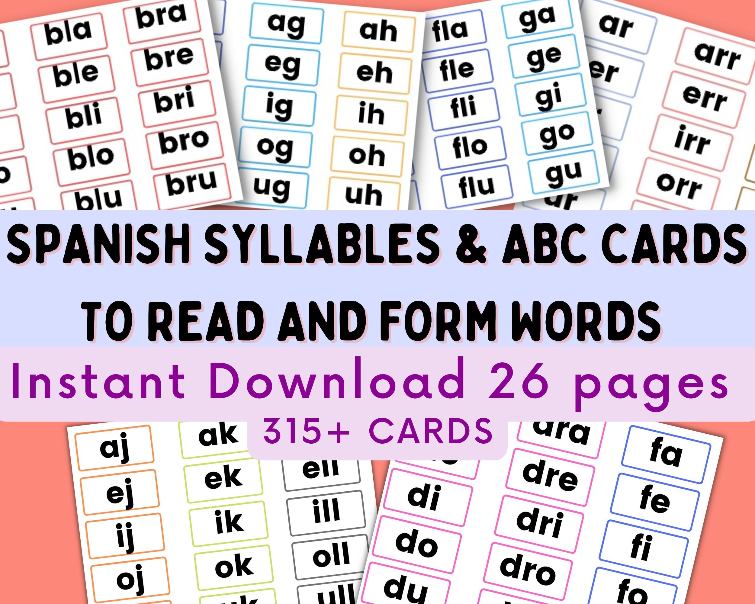 Printable Homeschool Spanish Reading Practice Bilingual School ...