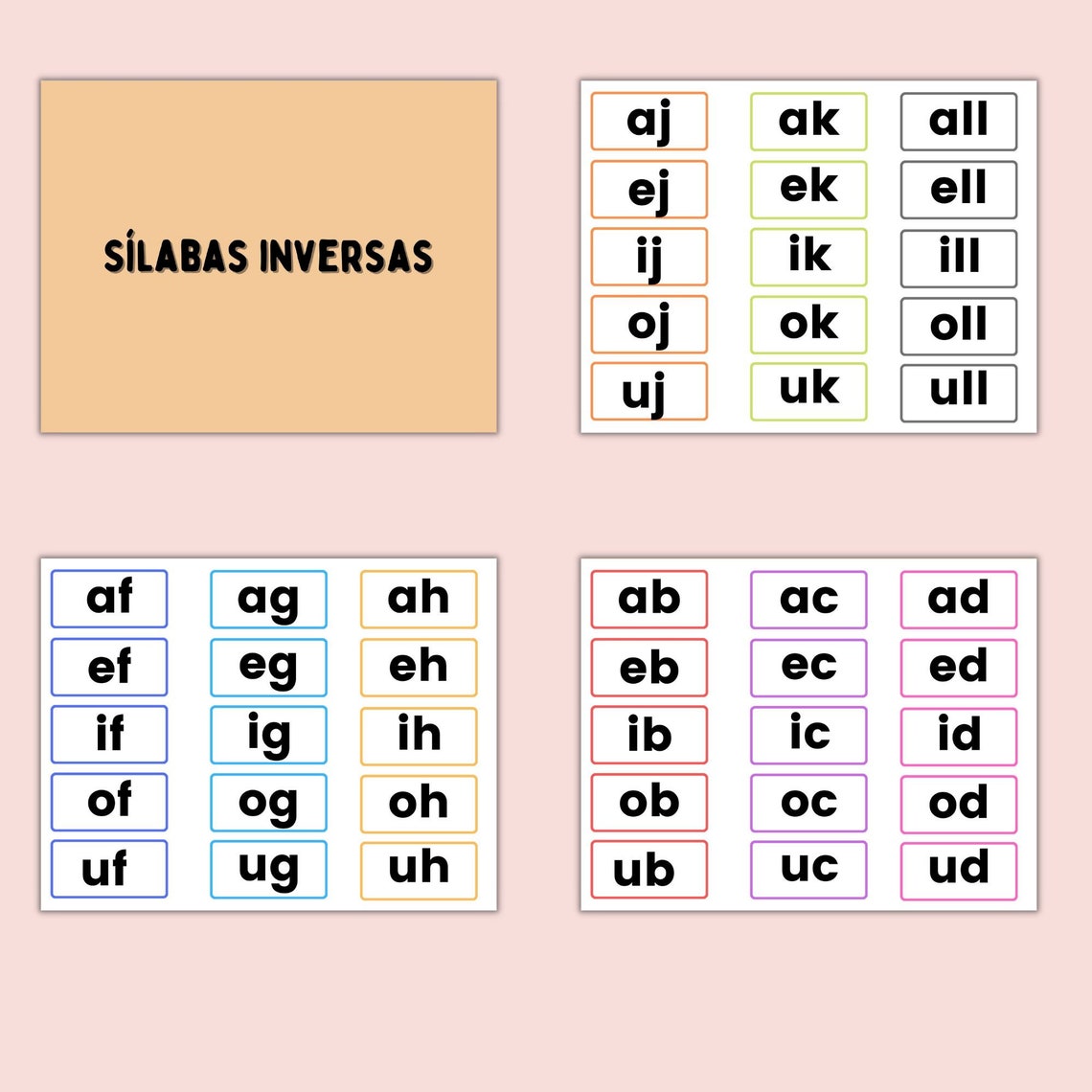 Printable Homeschool Spanish Reading Practice Bilingual School ...