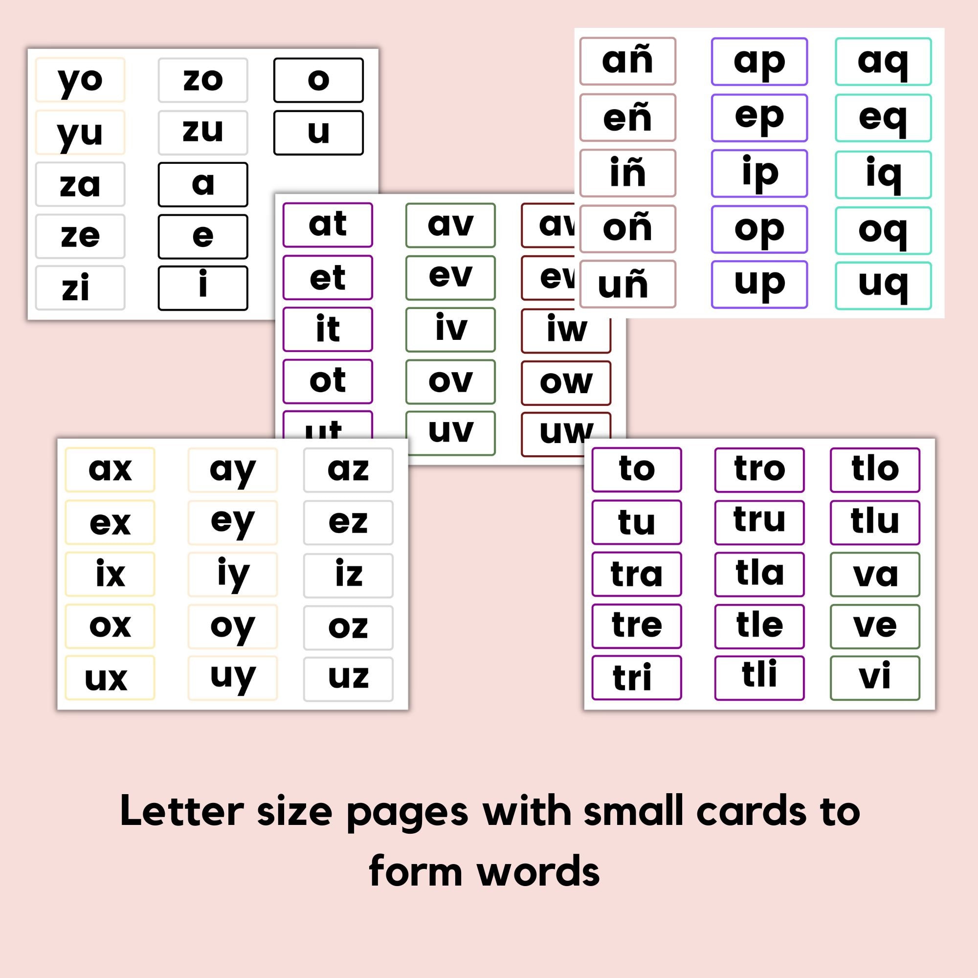 Printable Homeschool Spanish Reading Practice Bilingual School ...