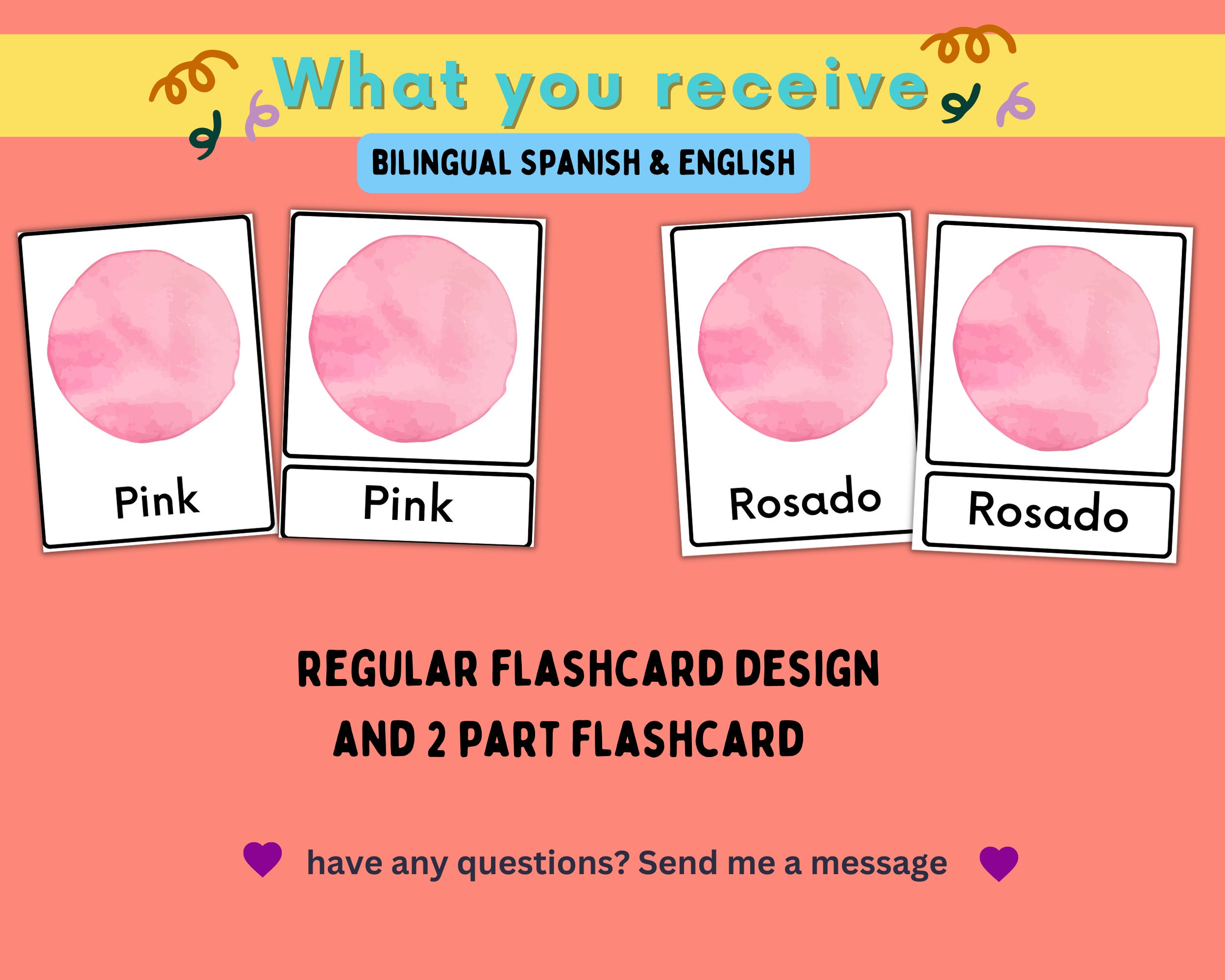 Colors Flashcards for Preschool Montessori Colors Flashcards Activity ...