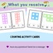 Number Flashcards Math Counting 1-10 Activity for Homeschool Printable ...