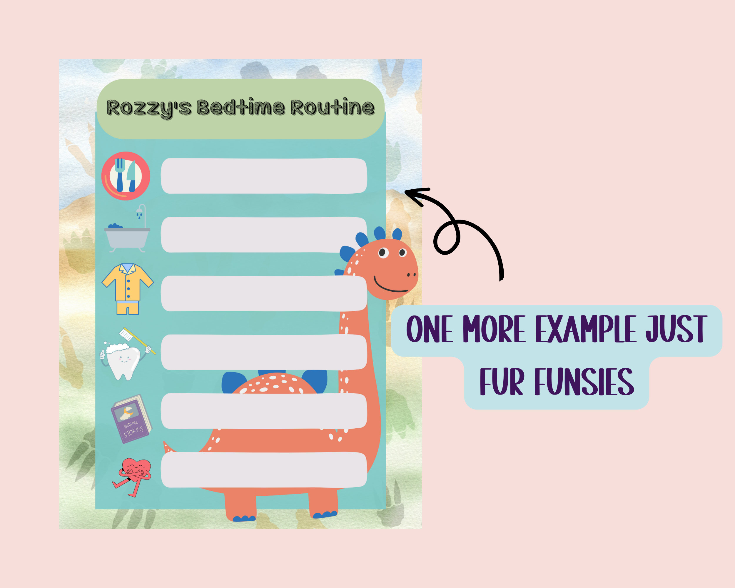 EDITABLE Kids Bedtime Routine in Spanish and English Bilingual Bedtime ...