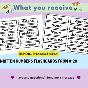 Number Flashcards Math Counting 1-10 Activity for Homeschool Printable ...