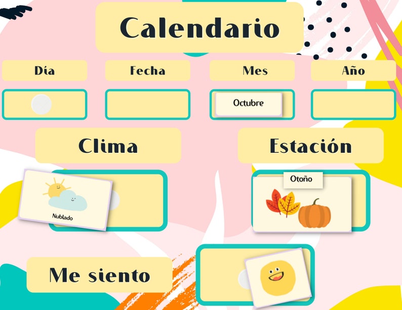 Printable Calendar in Spanish| Perpetual Calendar in Spanish ...