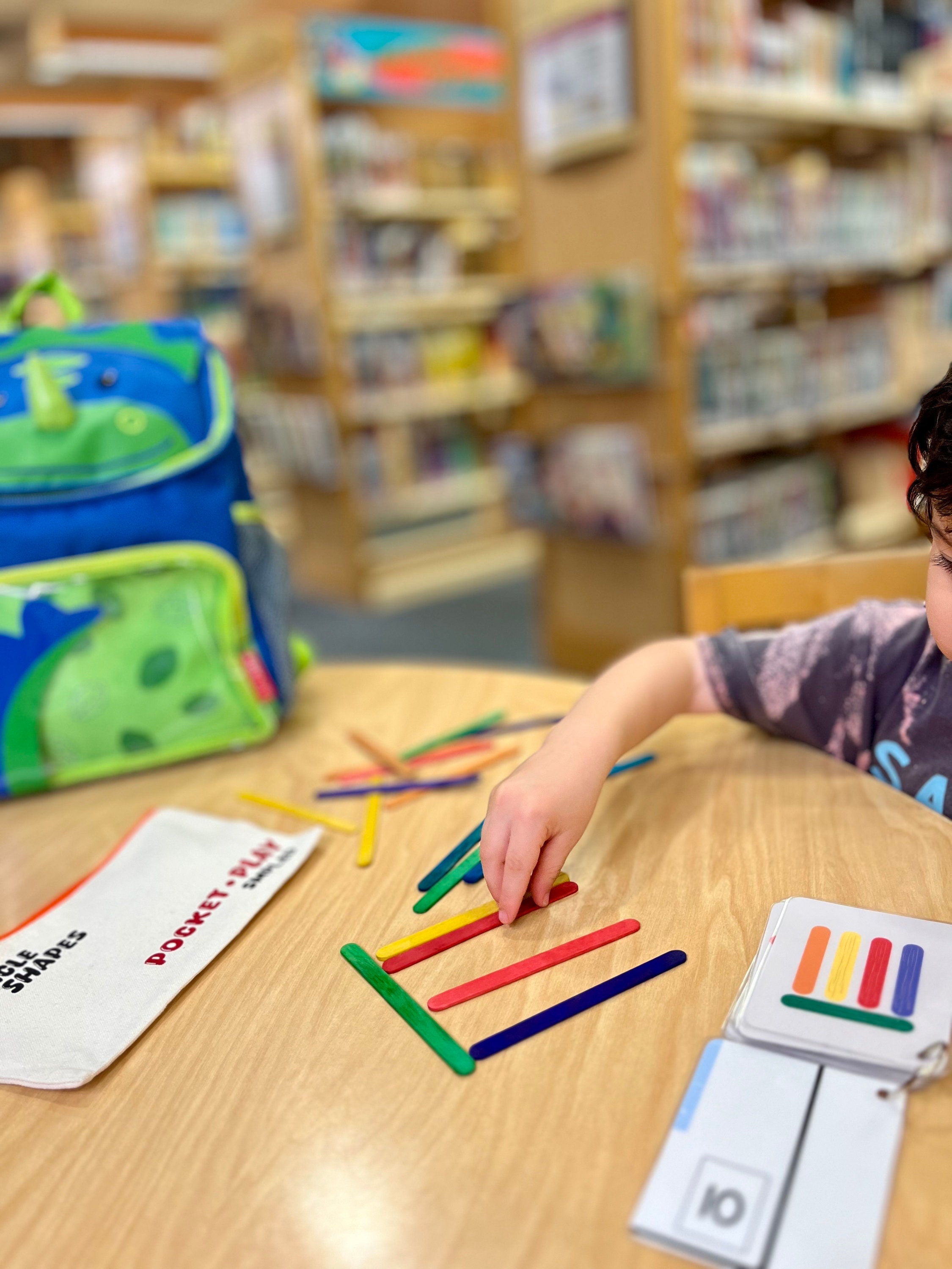 Game Cards for Kids Popsicle Kids Flashcards Montessori Games and Toys ...