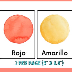 Colors Flashcards for Preschool Montessori Colors Flashcards Activity ...