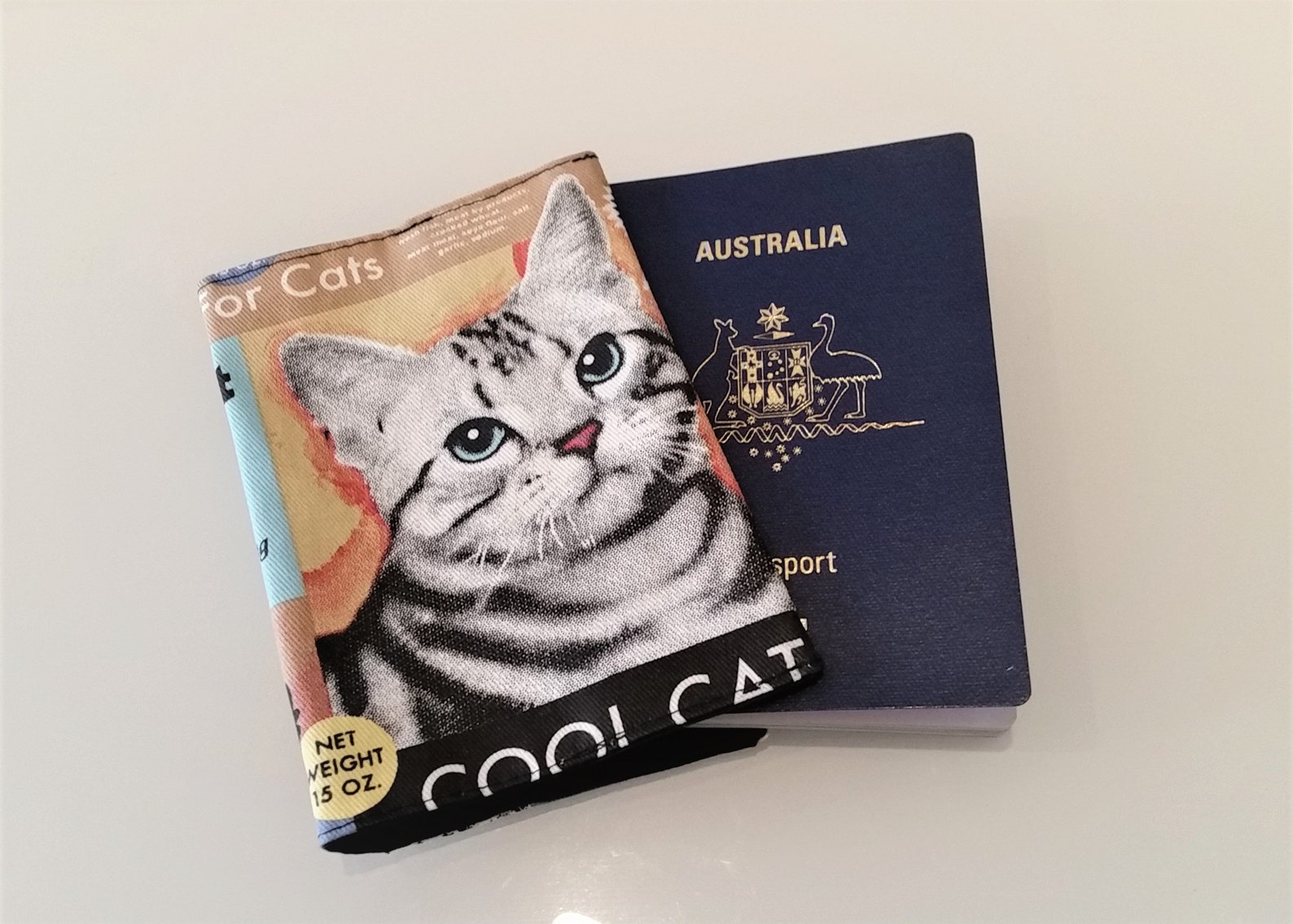 Free Shipping Cool Cats Print Passport Holder Cover, Cats Lovers ...