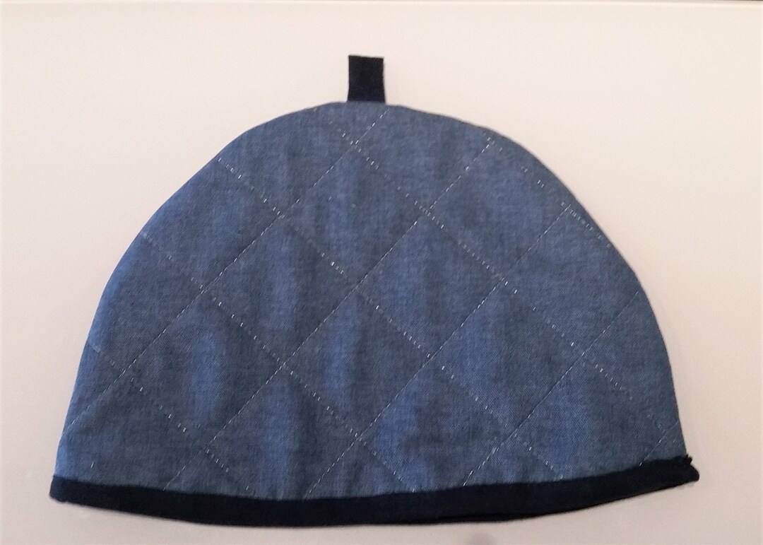 Modern Tea Cozy, Minimalist Tea Pot Warmer, Denim Like Tea Pot Cover ...