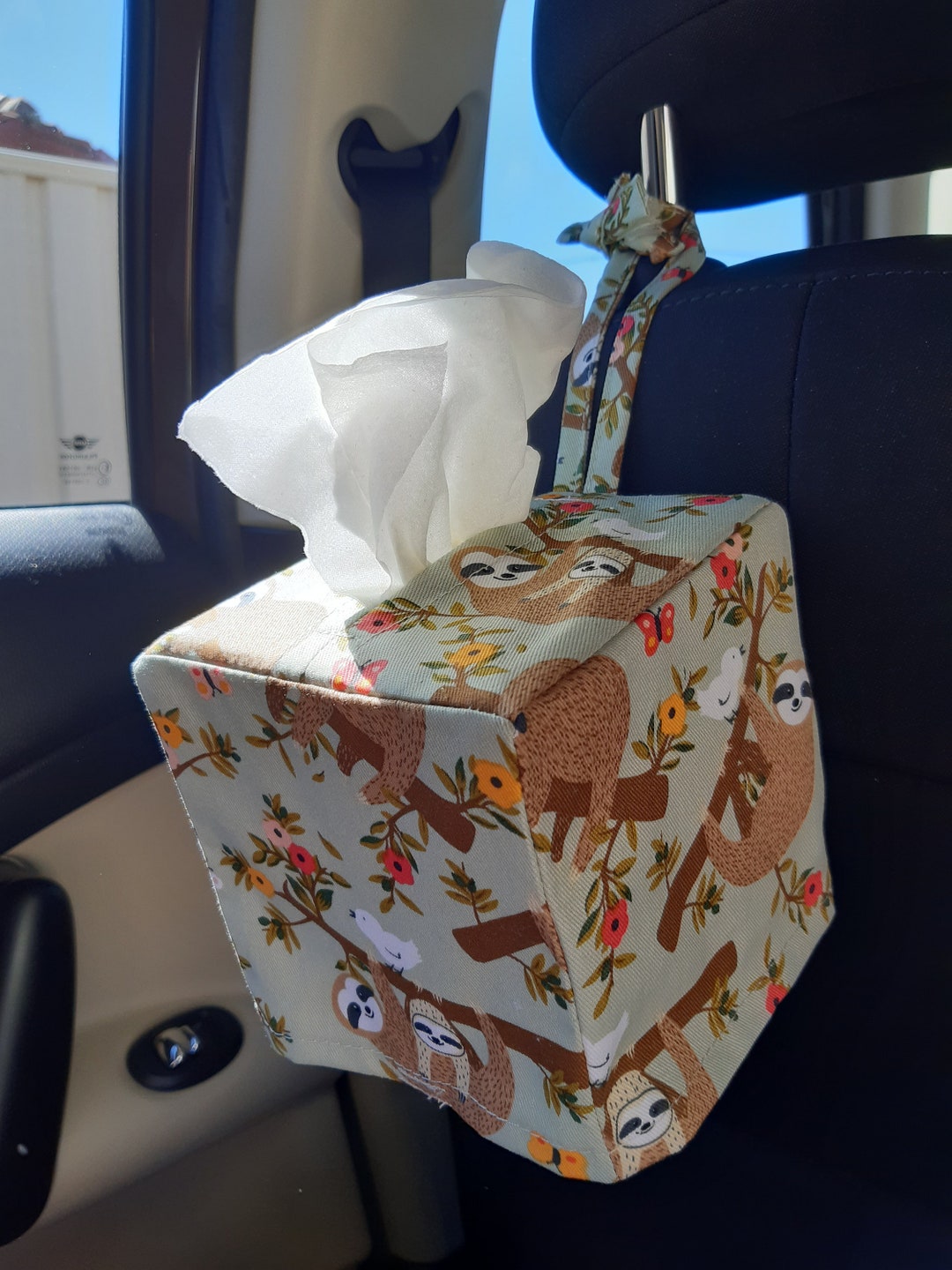 Free Shipping Sloths Fabric Cube Tissue Box Cover Holder - Etsy