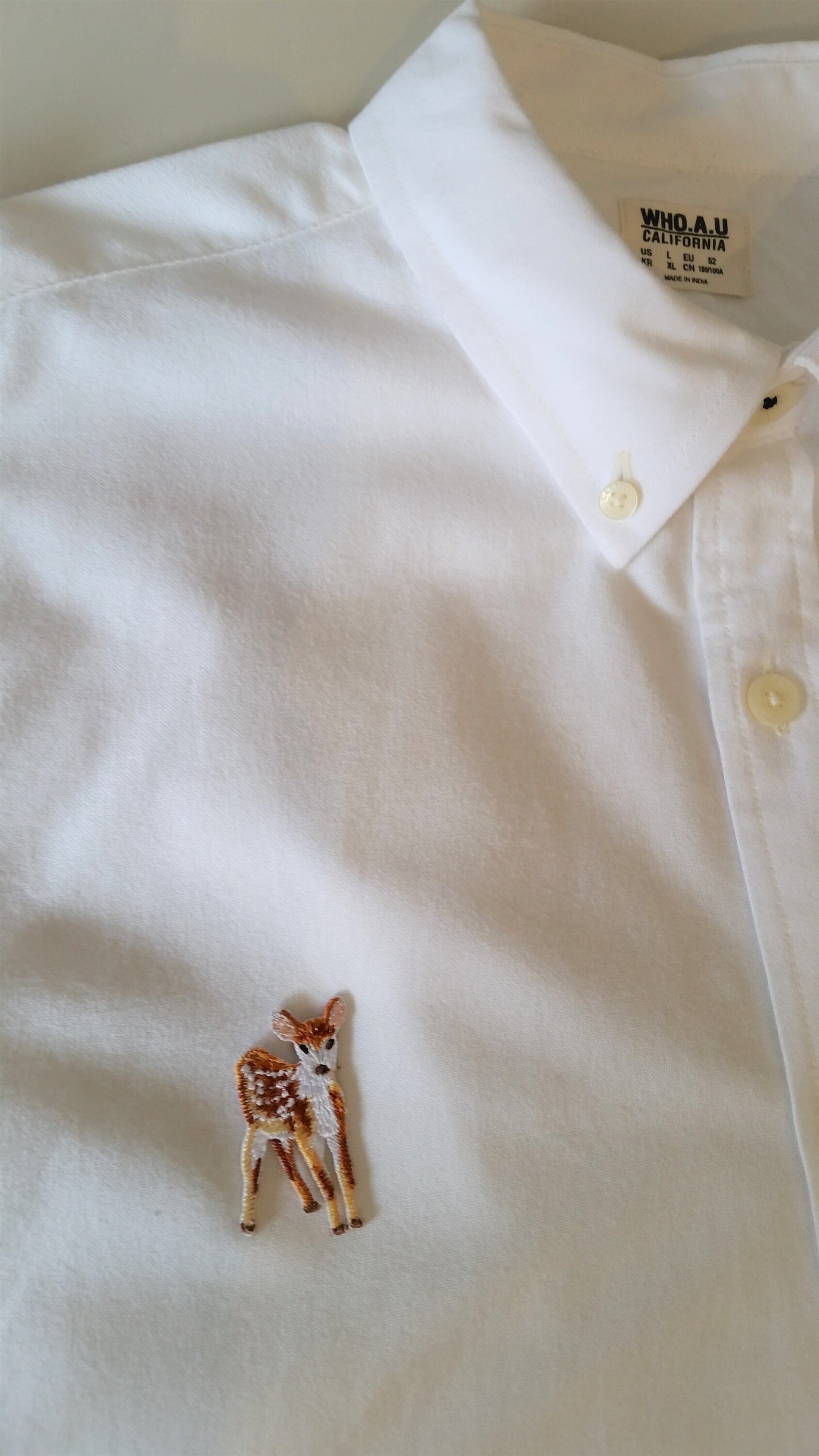 Deer Patch, Sika Deer Patch, Animal Embroidered Iron on Patch, Deer ...