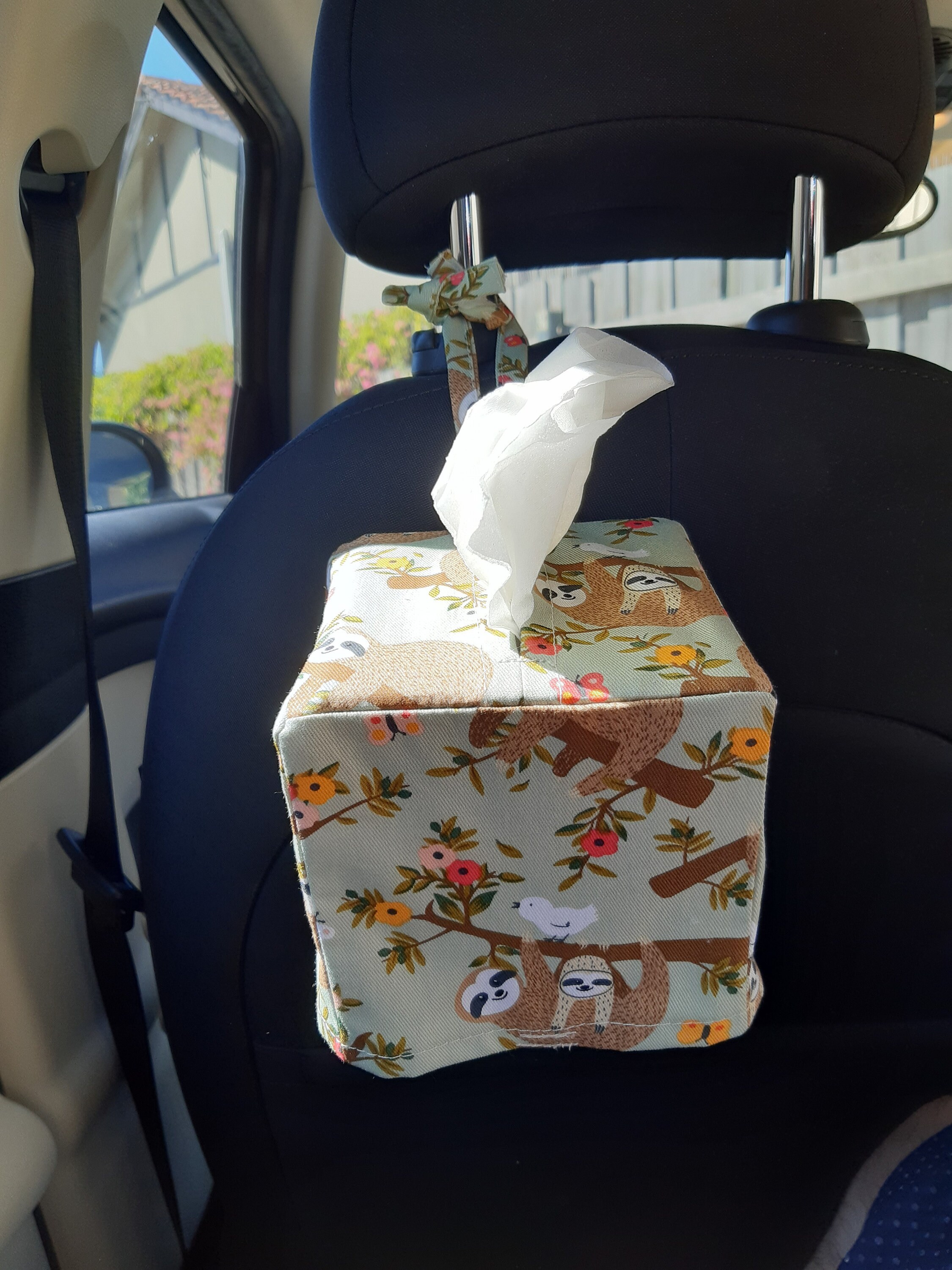 Free Shipping Sloths Fabric Cube Tissue Box Cover Holder - Etsy