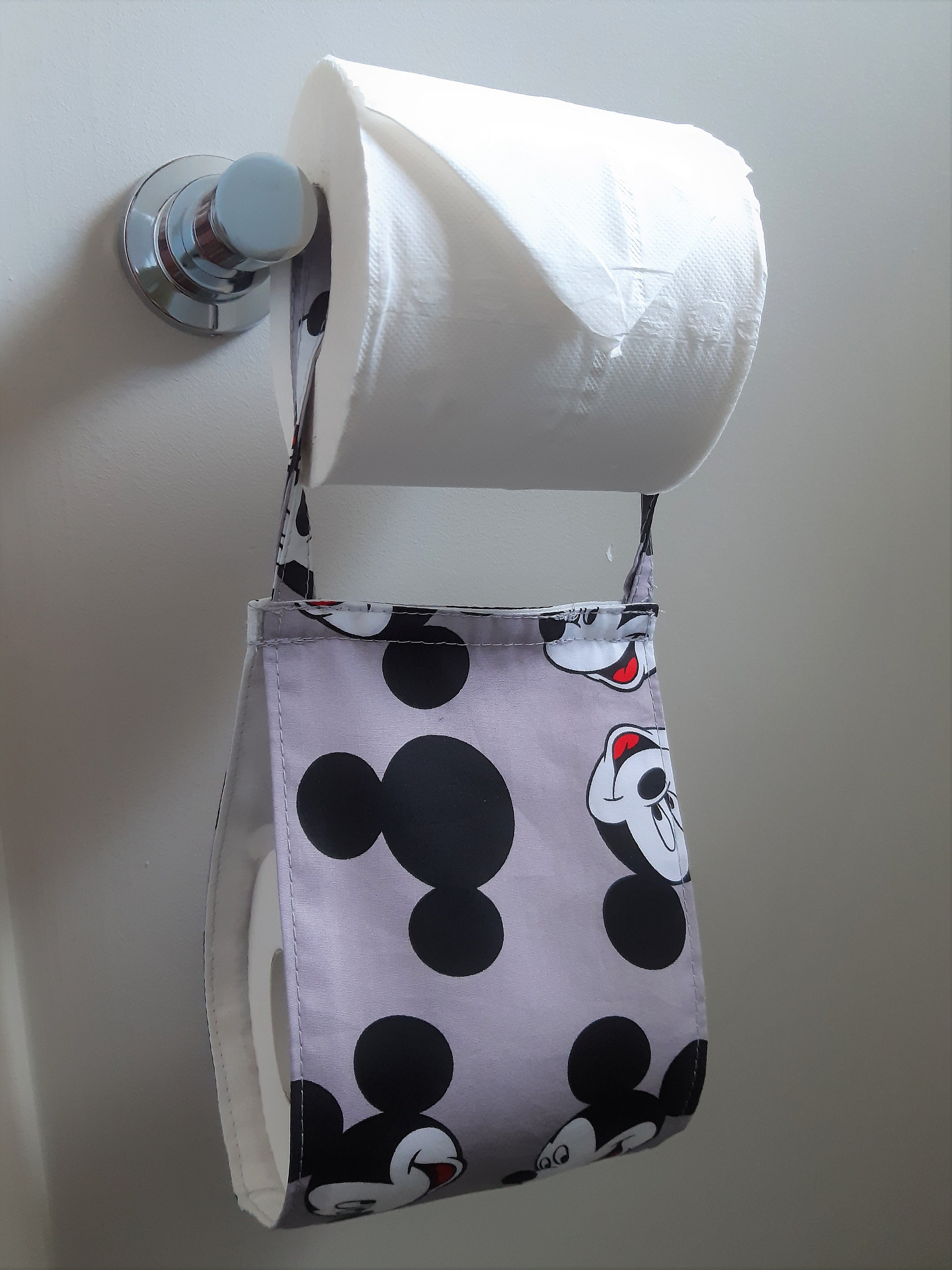 Mickey Mouse Toilet Roll Holder Free Shipping Bathroom - Etsy Australia