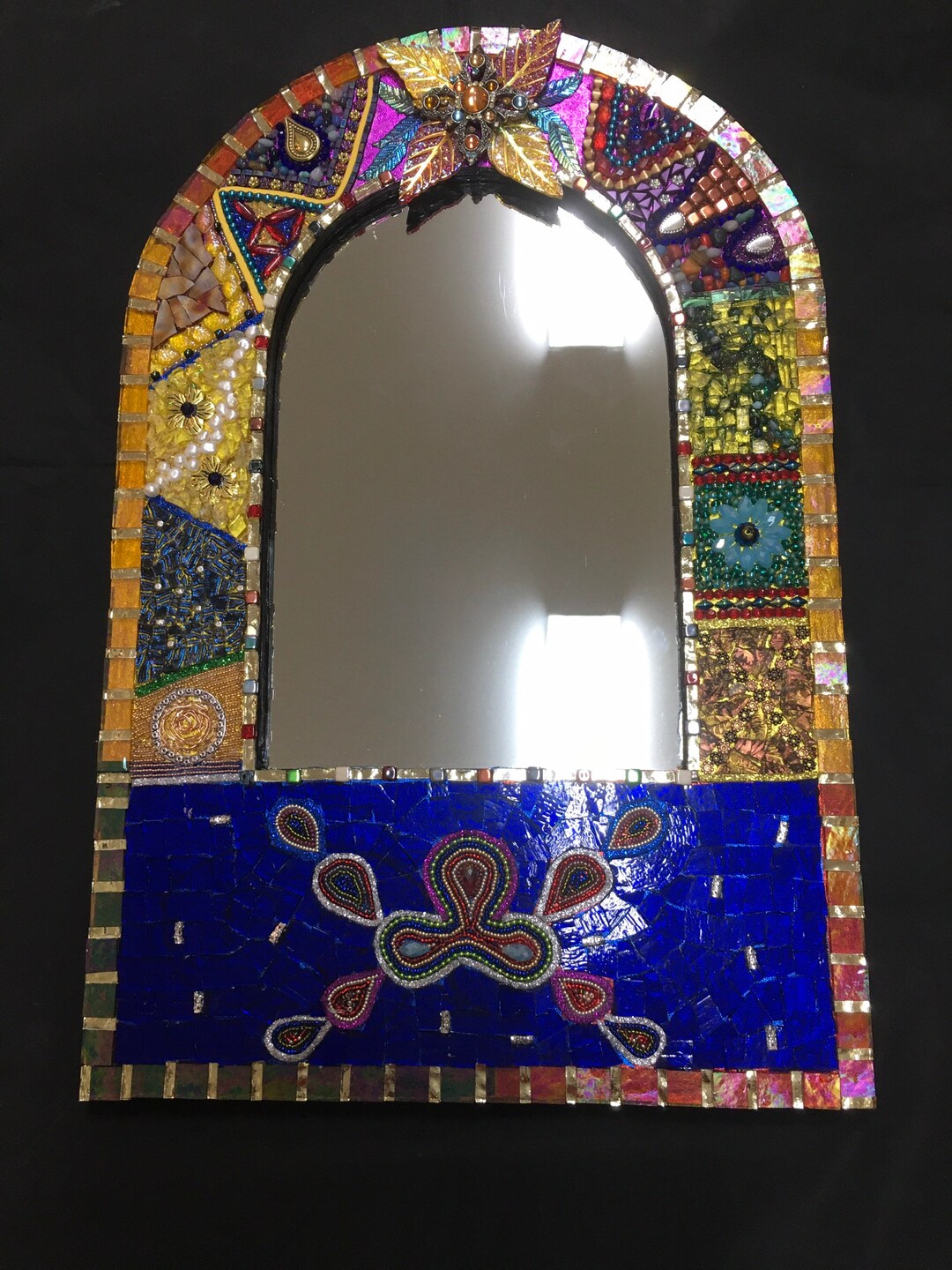 Mosaic and Mixed Media Mirror. This Mirror is SOLD but Can Be ...