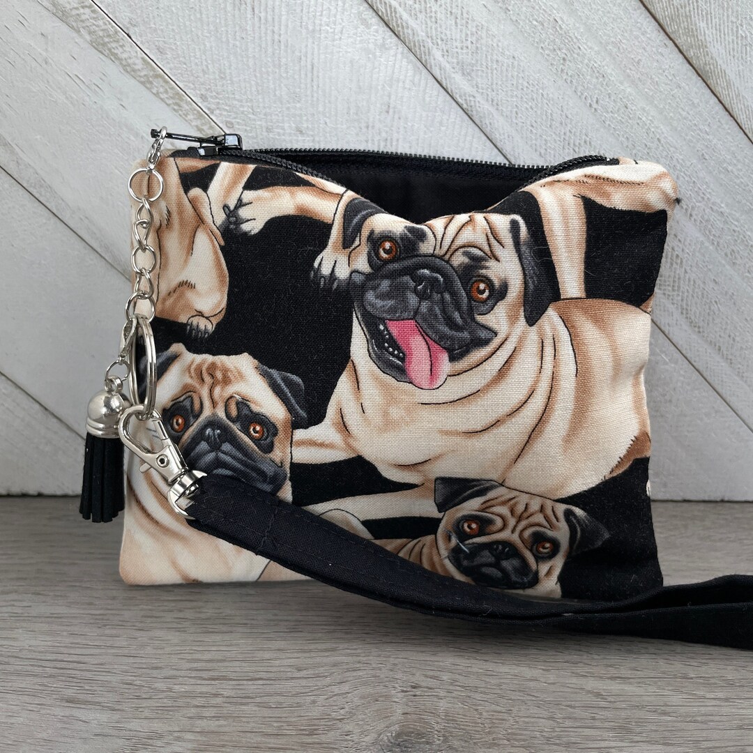 Small Pug Purse, Pug Change Purse, Pug Mom Gift, Handcrafted Coin Bag ...