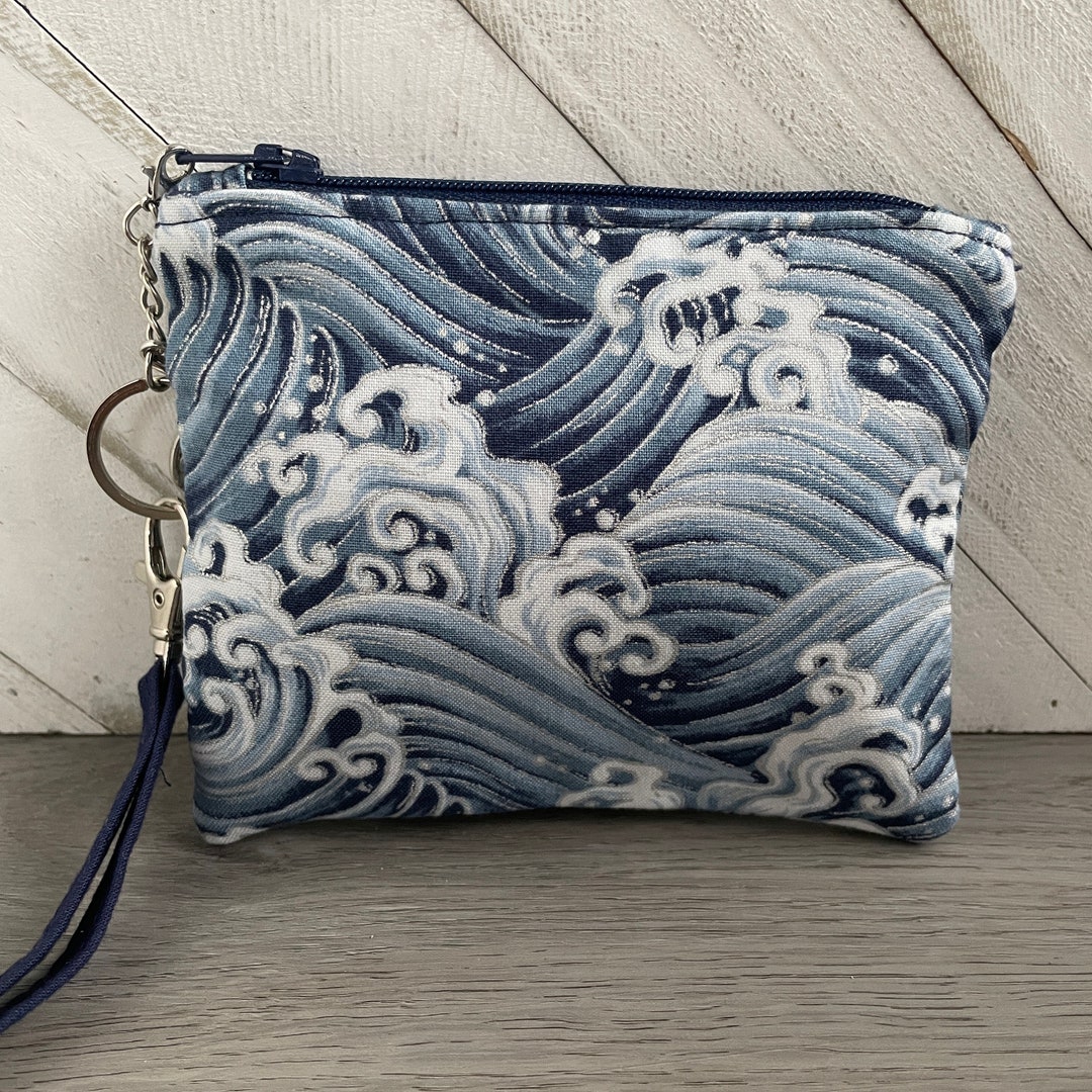 Ocean Waves Purse, Ocean Storm Coin Bag, Stormy Weather, Nautical Coin ...