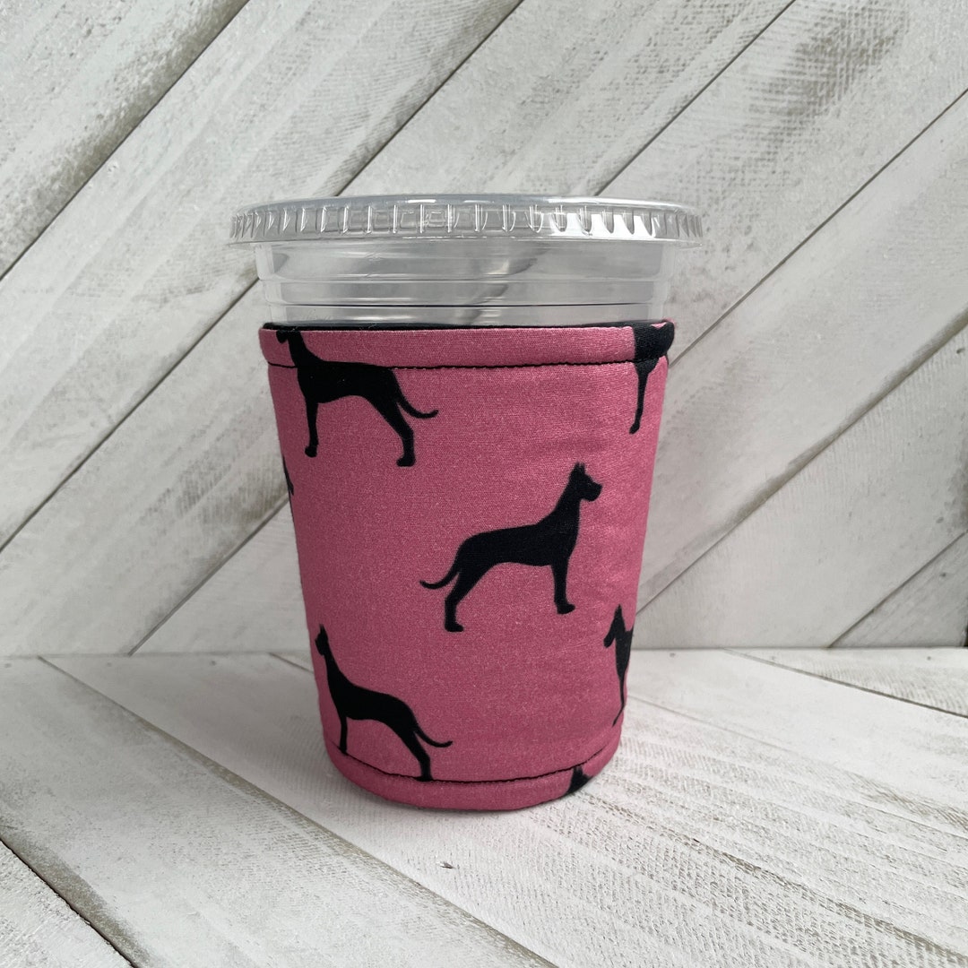Great Dane Cup Cozy Starbucks Iced Drink Cozy Dog Themed - Etsy