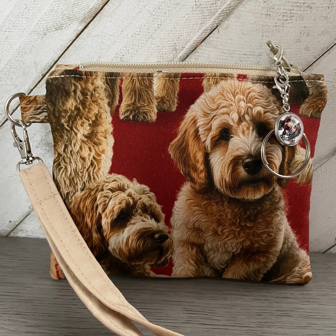 Labradoodle Bag, Labradoodle Wristlet Pouch, Labradoodle Gifts, Dog ...