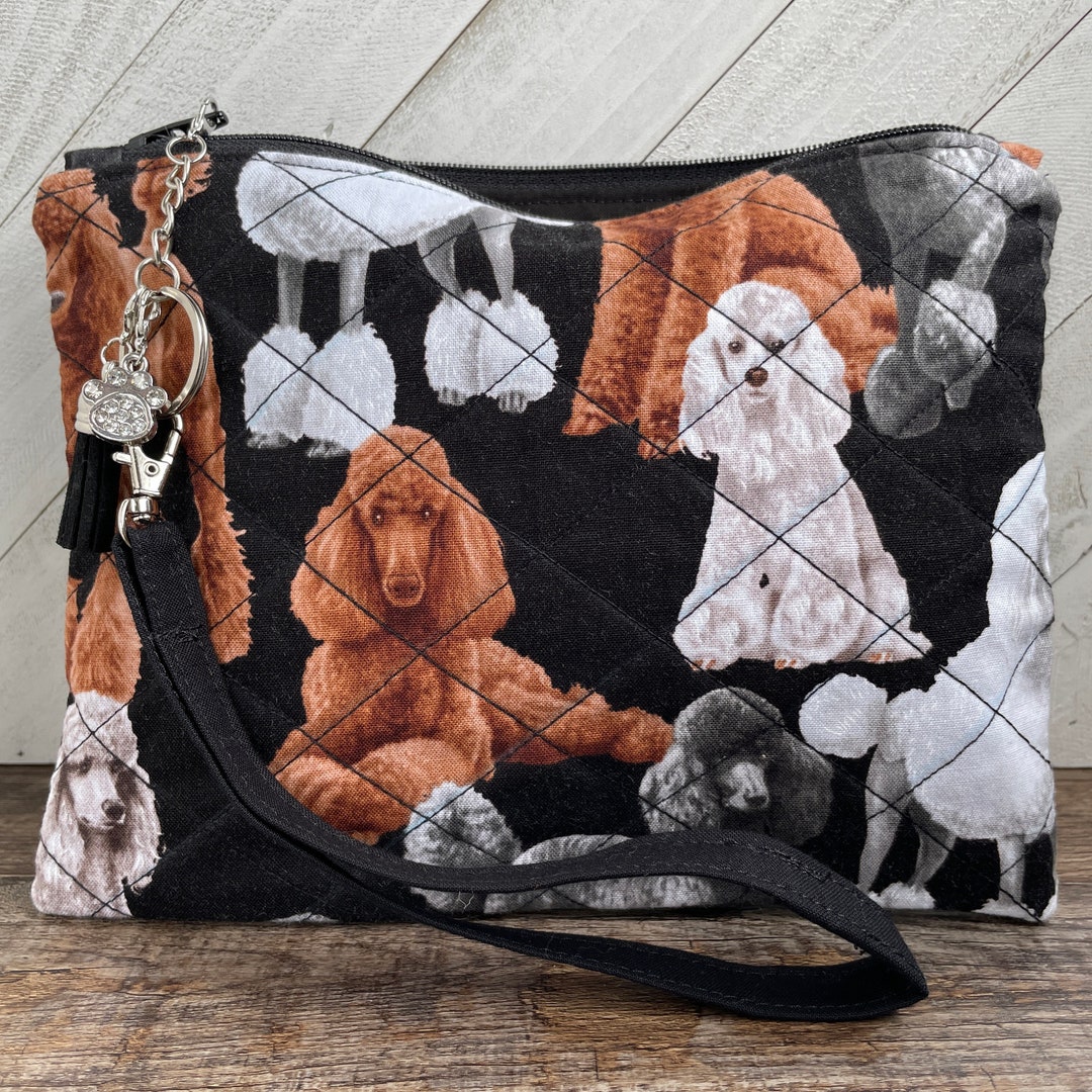 Small Wristlet Poodle Handbag for Dog Lover Gifts for Poodle Lover ...