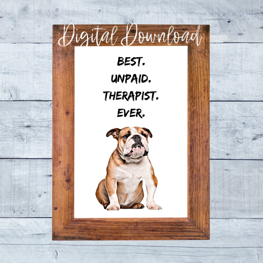 Bulldog Decor, English Bulldog Sign, Bulldog Wall Art, Bulldog ...