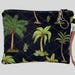 Palm Tree Wristlet Bag, Tropical Zipper Pouch, Handmade Purse - Etsy