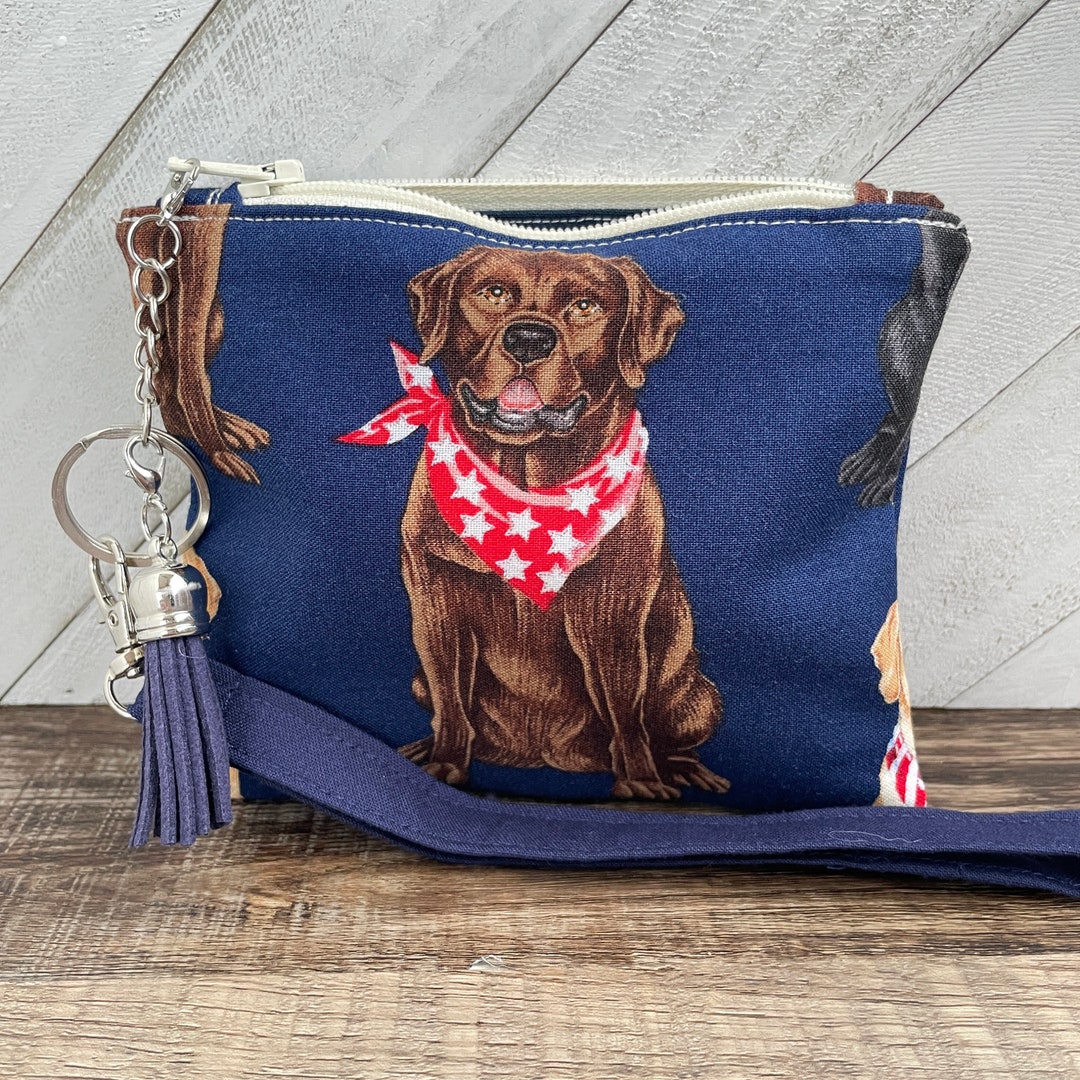 Chocolate Lab Bag, Labrador Change Purse, Dog Mom Coin Pouch, Dog Lover ...
